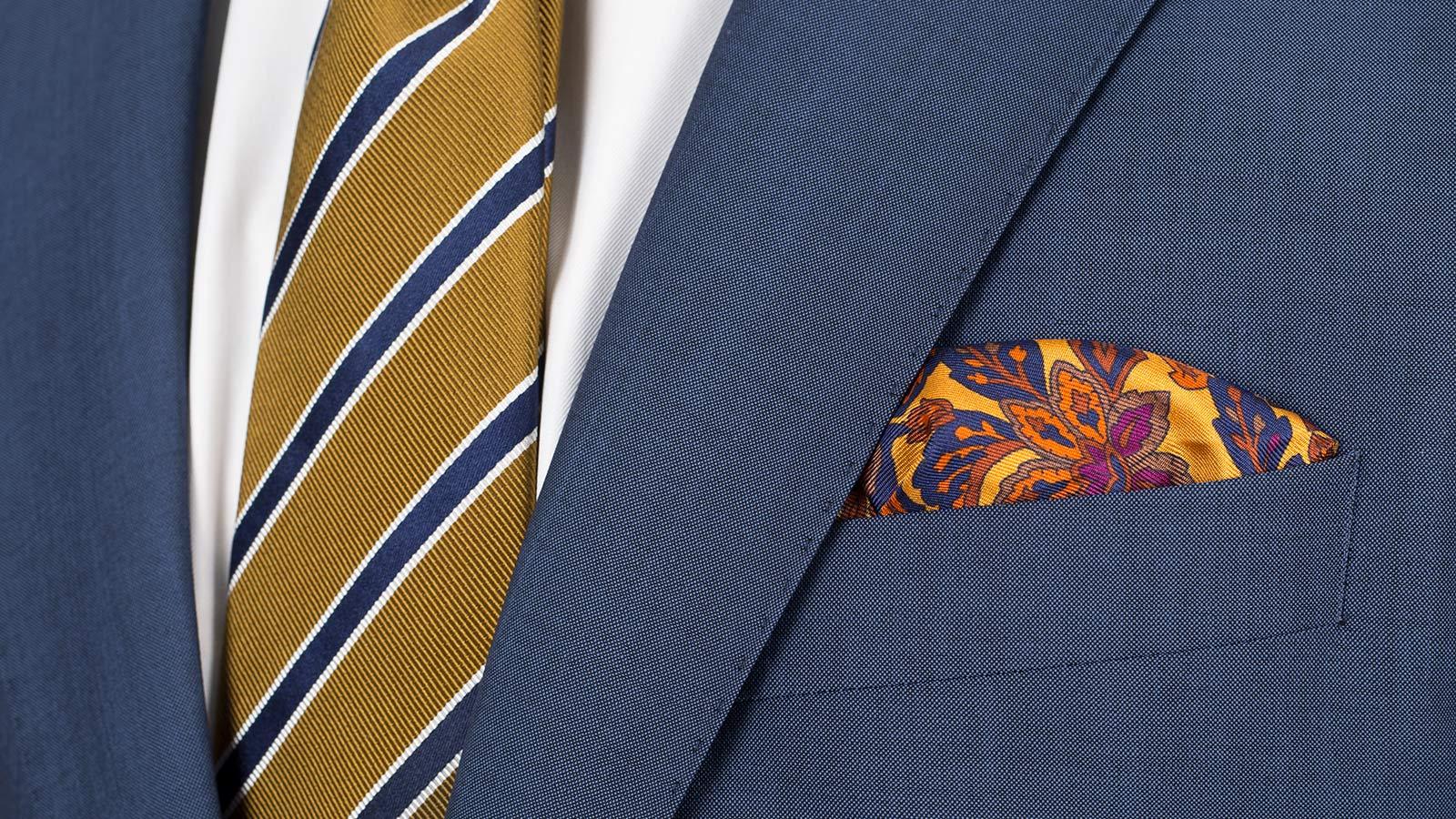 Sky Blue Wool & Mohair Suit - Dan Wilkos - Oliver Wicks